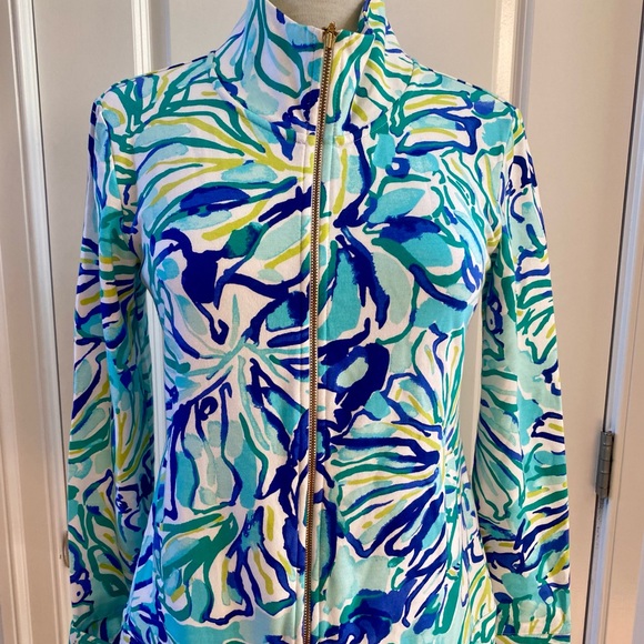 Lilly Pulitzer | Jackets & Coats | Lilly Pulitzer Leona Zip Up Jacket ...
